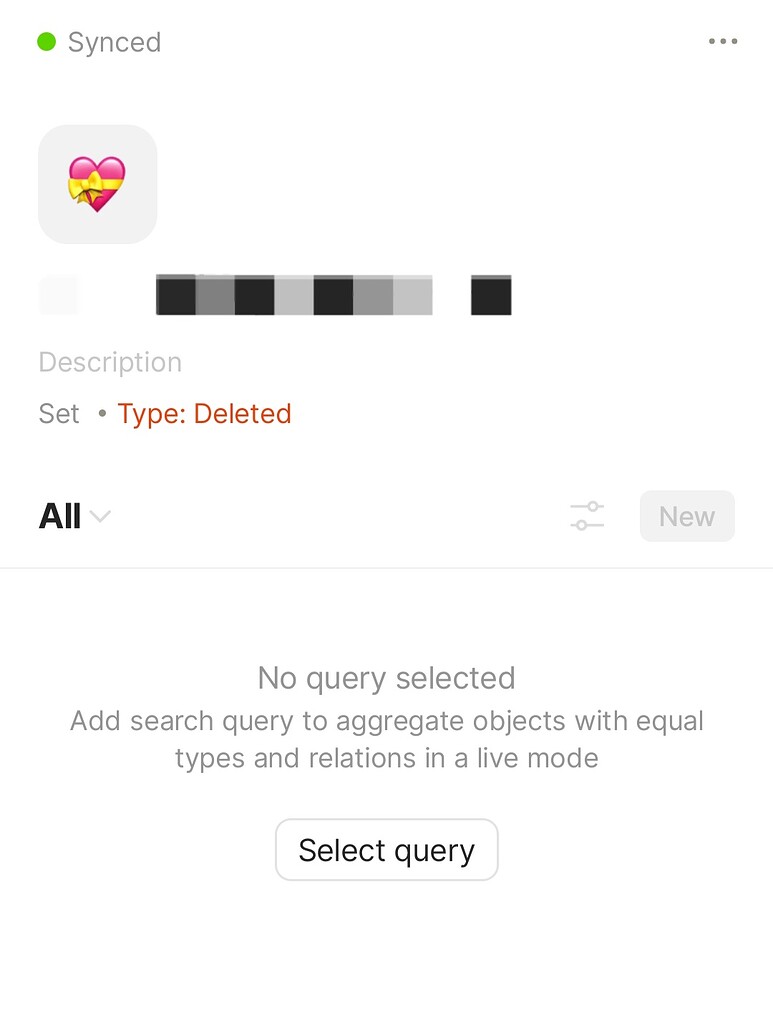 Set Created In Desktop Shows Up With A Deleted Type In Mobile Bug Cemetary Anytype Community