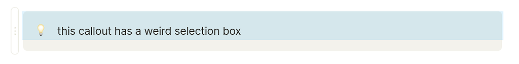 Callout selection box does not match the callout - Bug Reports ...