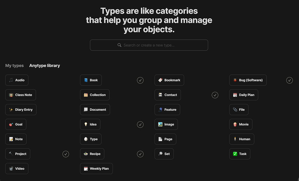 Core Types are not installed and cannot be installed - Bug Cemetary - Anytype Community