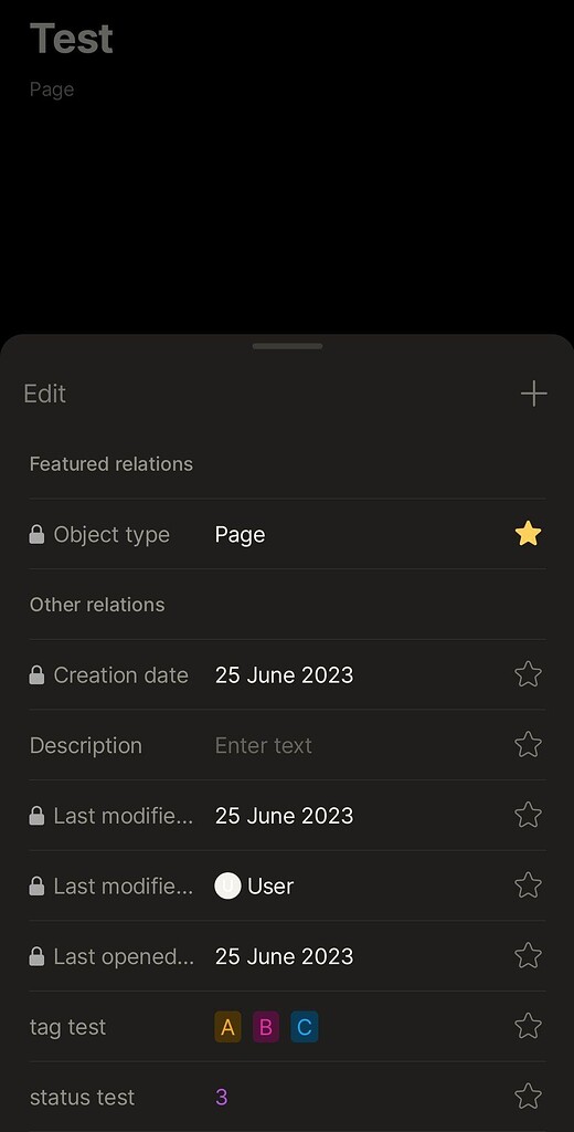 Options in Tag and Status relations persist after being deleted from desktop - Bug Cemetary ...