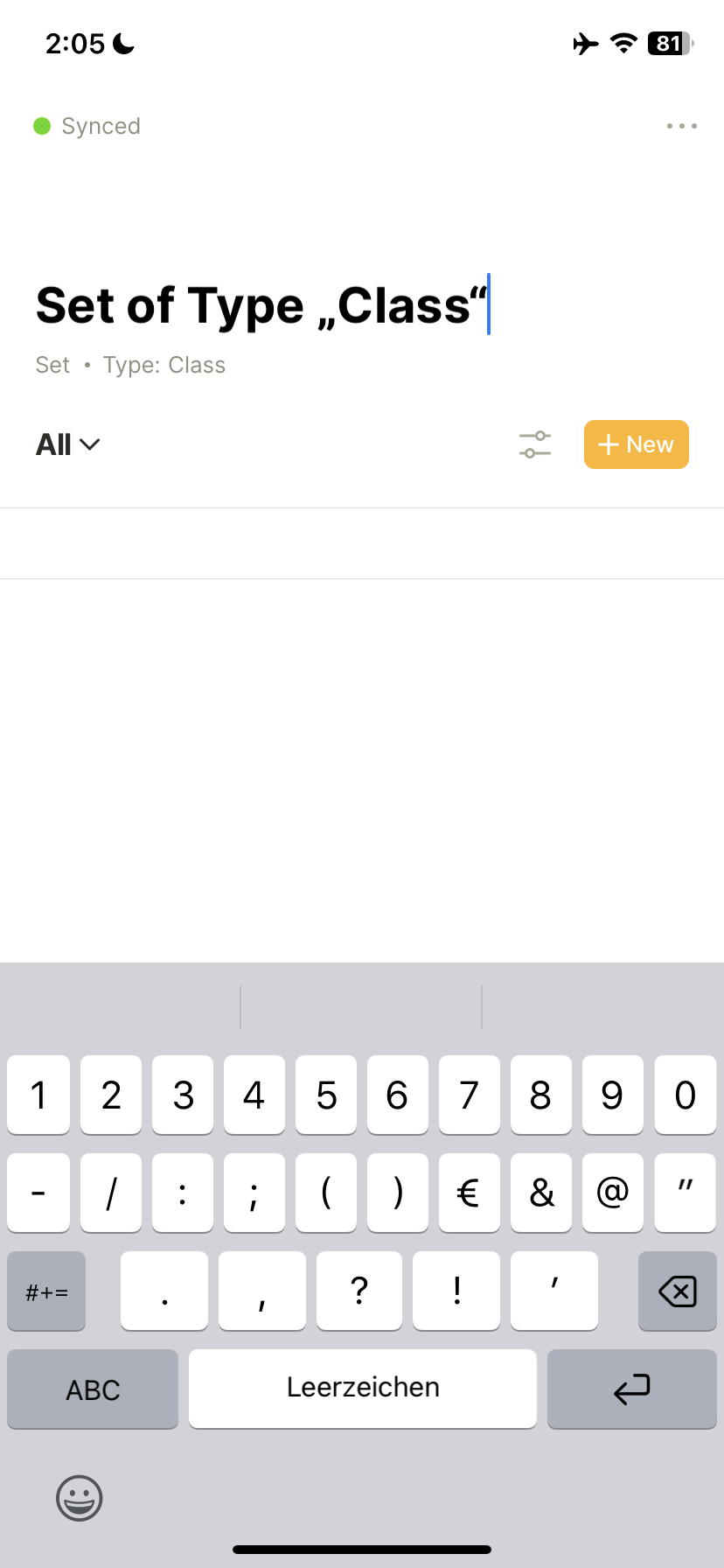 Ios Shows Object Type Twice Though It Only Exists Once Bug Cemetary