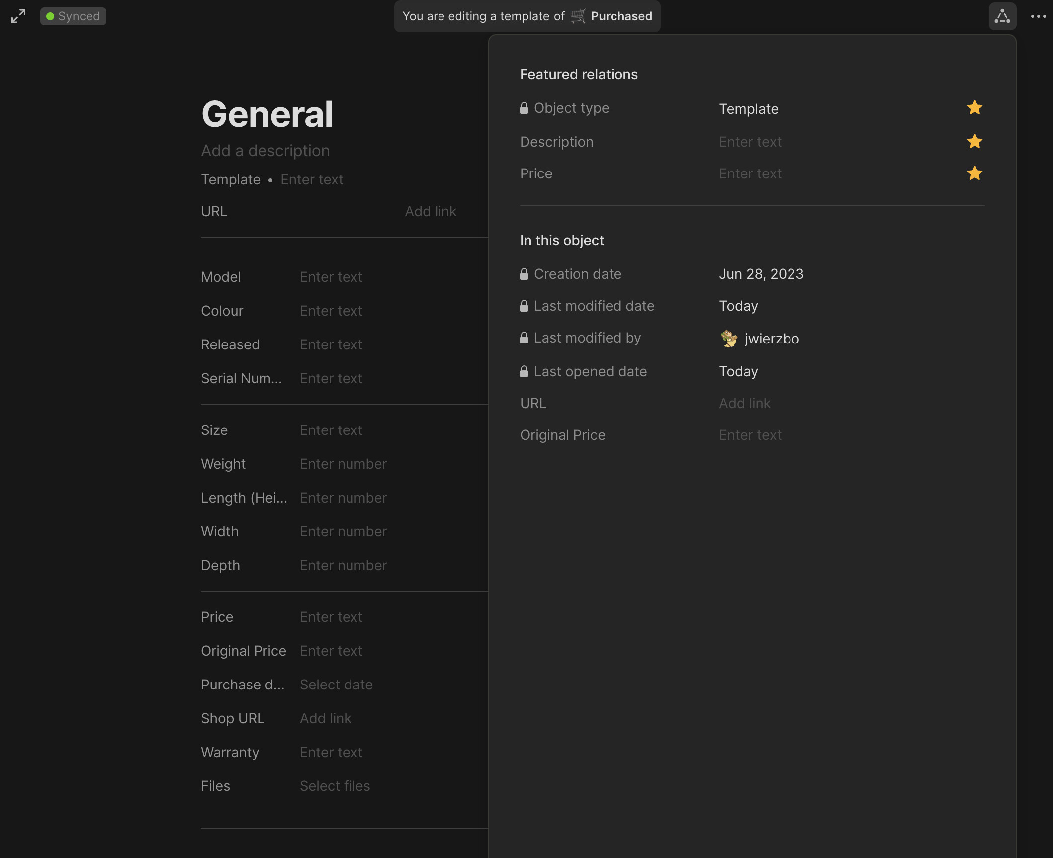 Relations Disappears From Template After Restart Bug Cemetary Anytype Community