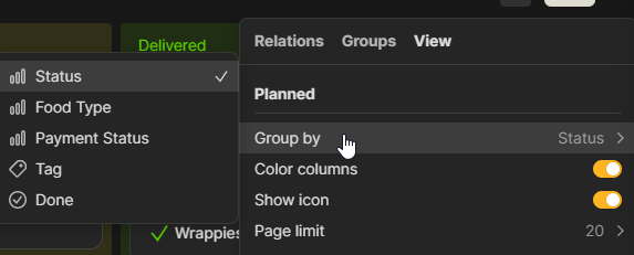 Cannot Select Custom Relation Of Type Status In Kanban Group By Bug