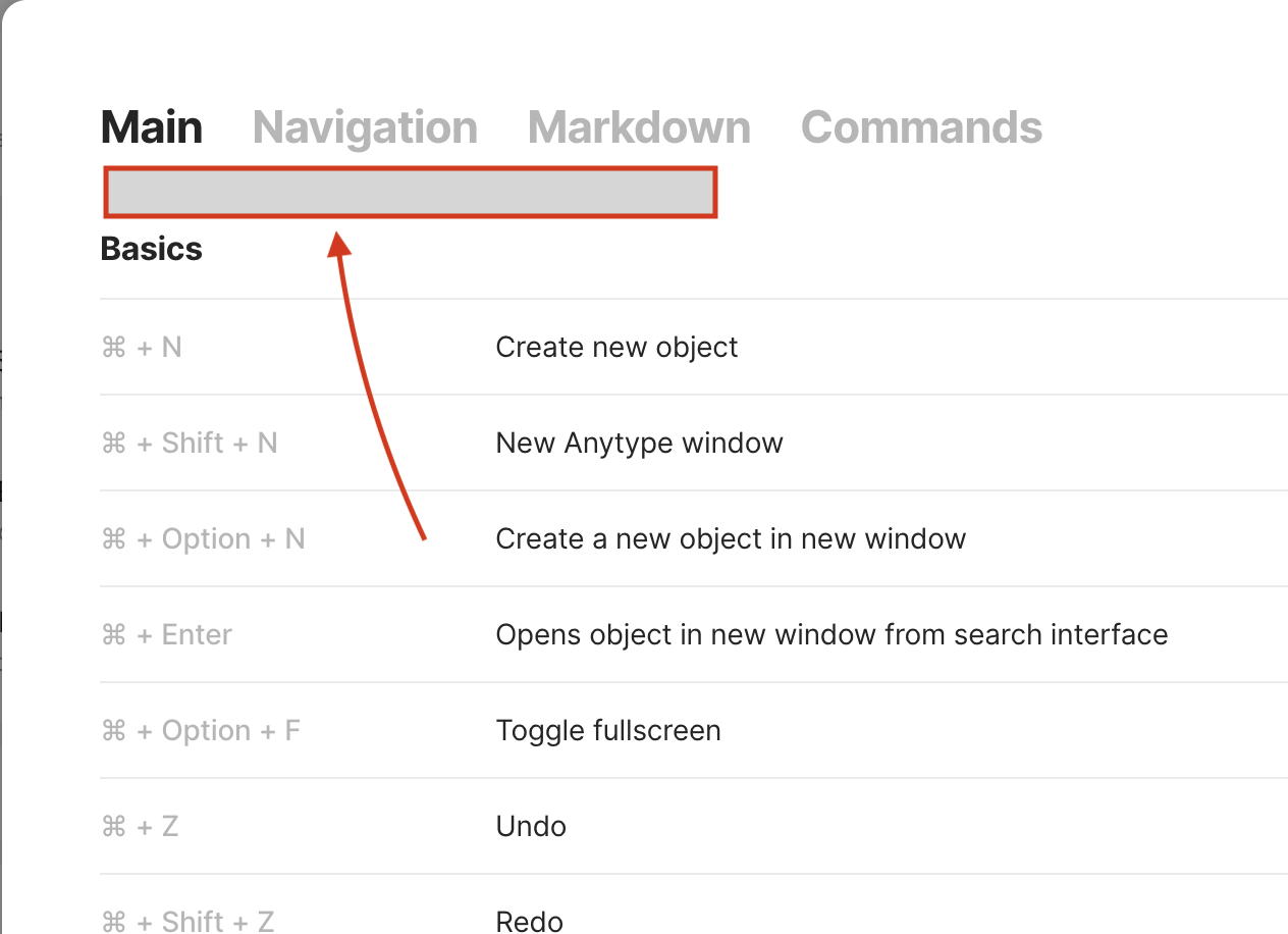 Add A Text Filter Field To Search All Shortcuts In The Keyboard