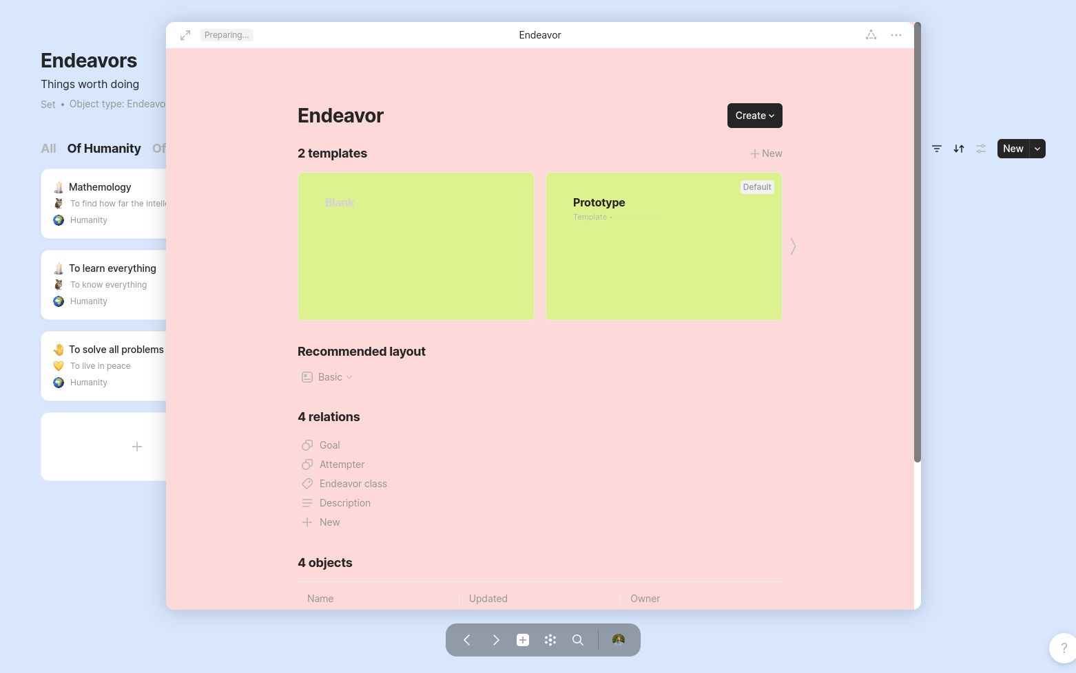 Object/Type/Template UI hinting - Feature Requests - Anytype Community